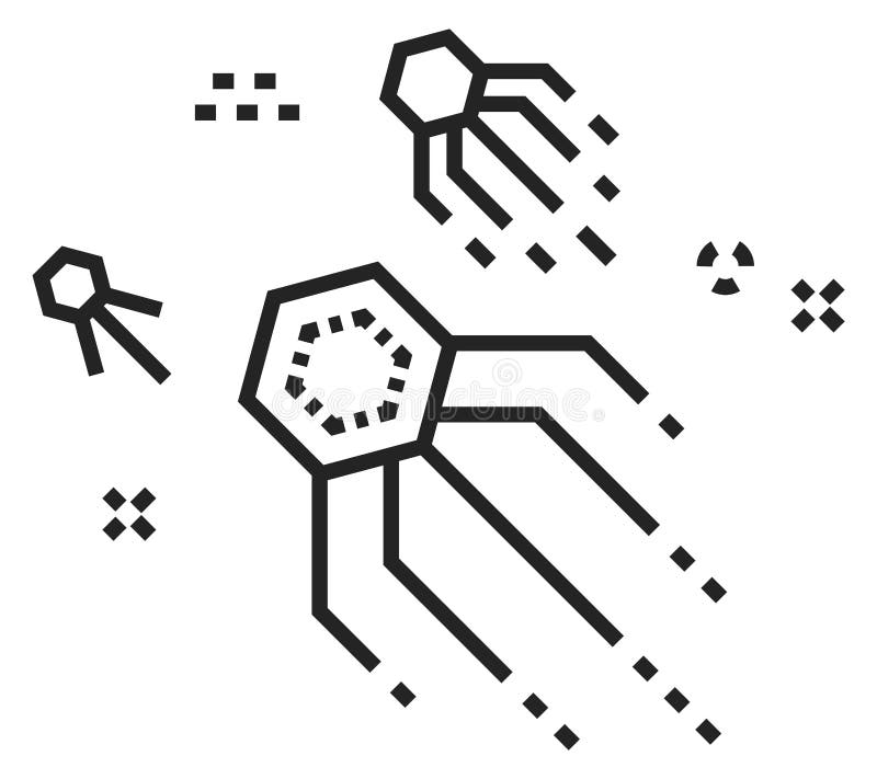 Nano Robots Icon. Futuristic Technology Stock Vector - Illustration of ...