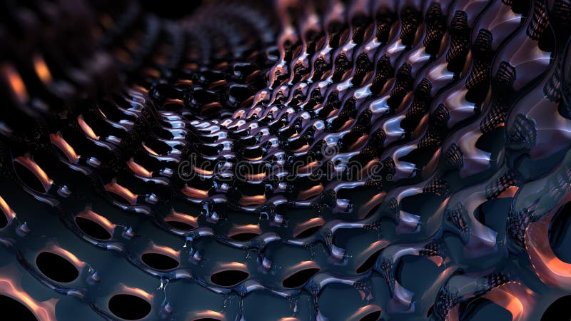 Nano Surface, Crystal Structure, Molecular Lattice, Internet Technology ...