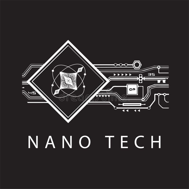 Nano Tech Concept Logo Bussines Future Template Vector Stock Vector ...