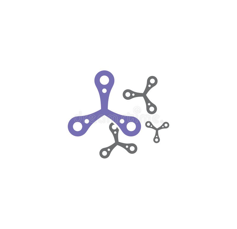 Nano Tech Related Icon on Background for Graphic and Web Design ...