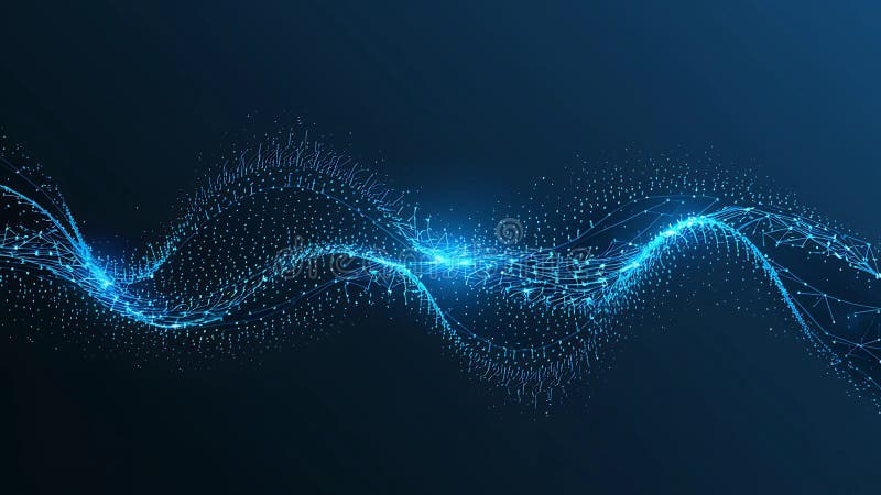 Futuristic Nanotechnology Abstract Background, Nano Tech Stock ...