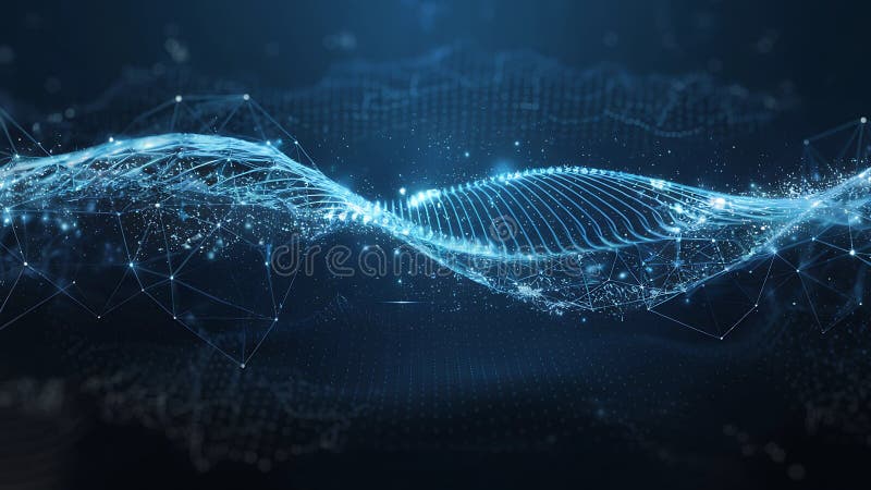 Futuristic Nanotechnology Abstract Background, Nano Tech Stock ...