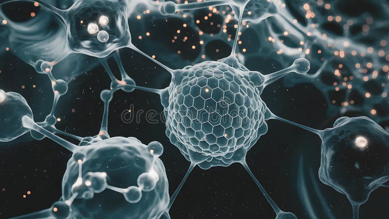 Futuristic Nanotechnology Abstract Background, Nano Tech Stock ...