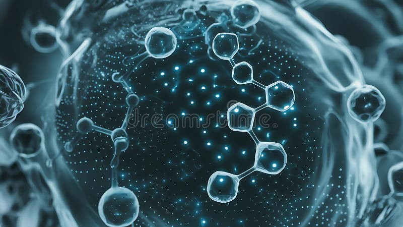 Futuristic Nanotechnology Abstract Background, Nano Tech Stock ...