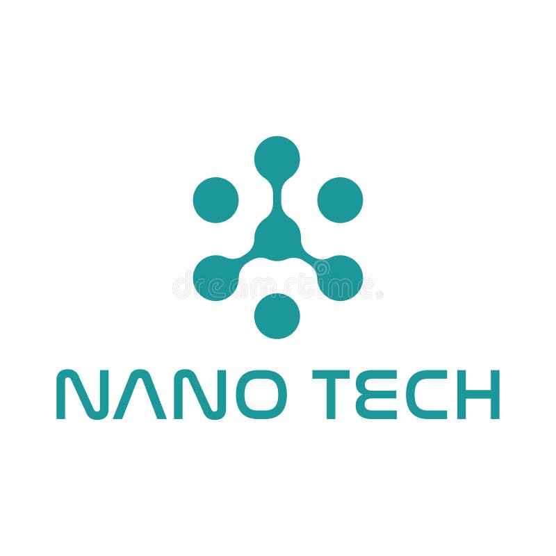 Nano Logo - Nanotechnology. Template Design of Logotype. Vector ...
