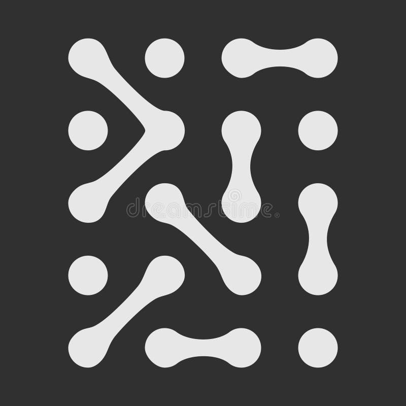 Nano technology symbol stock illustration. Illustration of high - 374978804