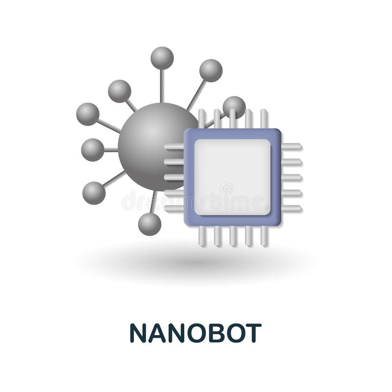 Nanobot Icon. 3d Illustration from Future Technology Collection ...