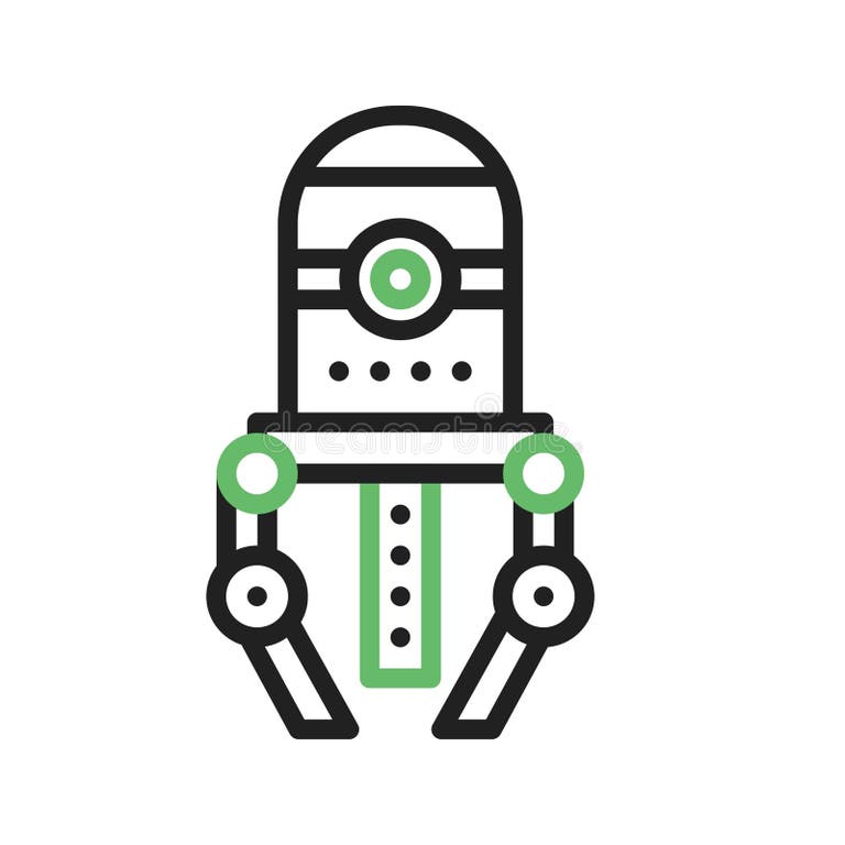 Nanobot Icon Image. stock vector. Illustration of design - 288158006