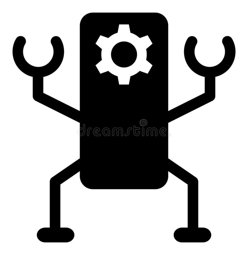 Nanobot - Vector Icon Illustration Stock Vector - Illustration of ...