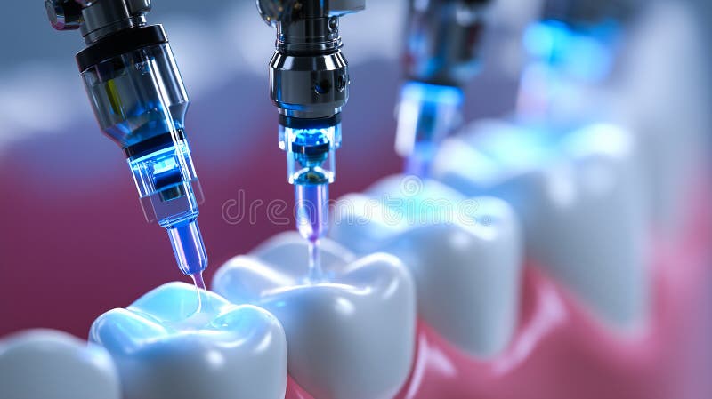 Nanobots Applying a Precise Layer of Artificial Enamel or Sealant Onto ...