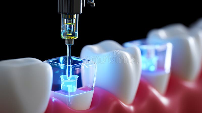 Nanobots Applying a Precise Layer of Artificial Enamel or Sealant Onto ...