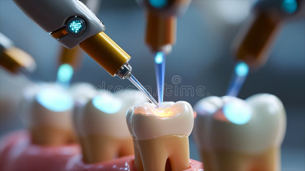 Nanobots Applying a Precise Layer of Artificial Enamel or Sealant Onto ...