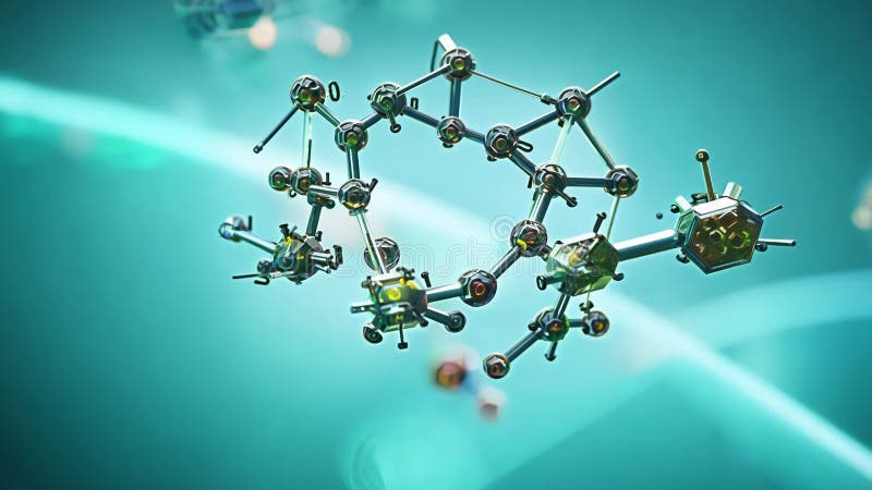 Nanobots Assembling Microscopic Structures in Scientific Abstract ...