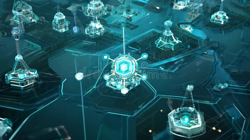 Nanobots Assembling Microscopic Structures in Scientific Abstract ...