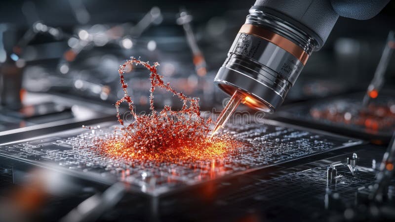 Nanomaterials Fabrication Process Advanced Lab Scientific Image High ...