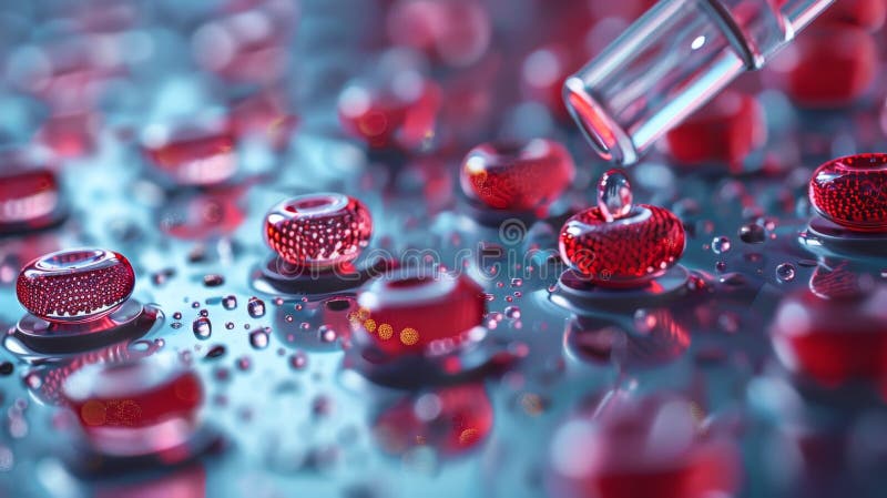 Nanomaterials in the Laboratory. Graphene Quantum Dots Stock Image ...