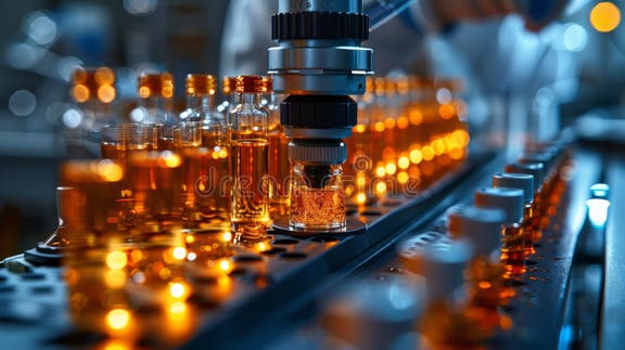 Nanomaterials in the Laboratory. Graphene Quantum Dots Stock Image ...