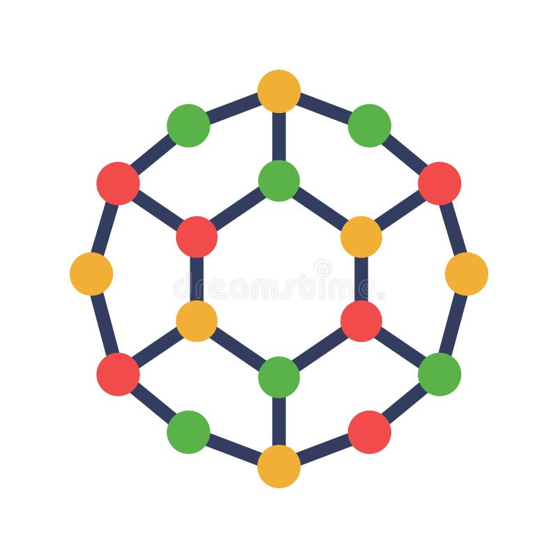 Nanoparticle Icon Image. stock vector. Illustration of isolated - 284235969