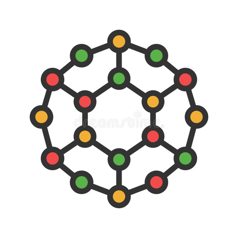 Nanoparticle Icon Image. stock vector. Illustration of icon - 286876952