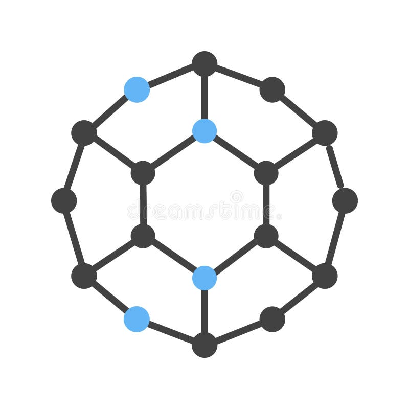 Nanoparticle Icon Image. stock vector. Illustration of design - 290214038