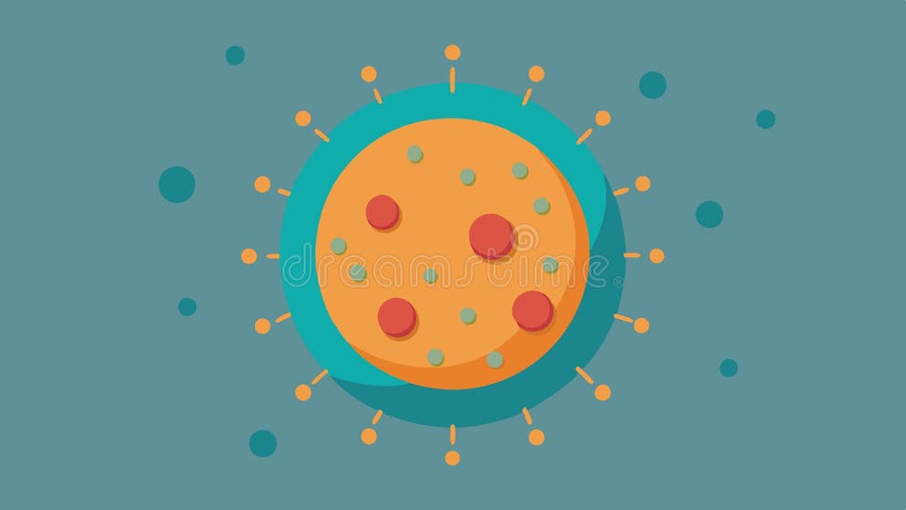 Nanoparticle Structure a Closeup of a Nanoparticle Showing Its Small ...