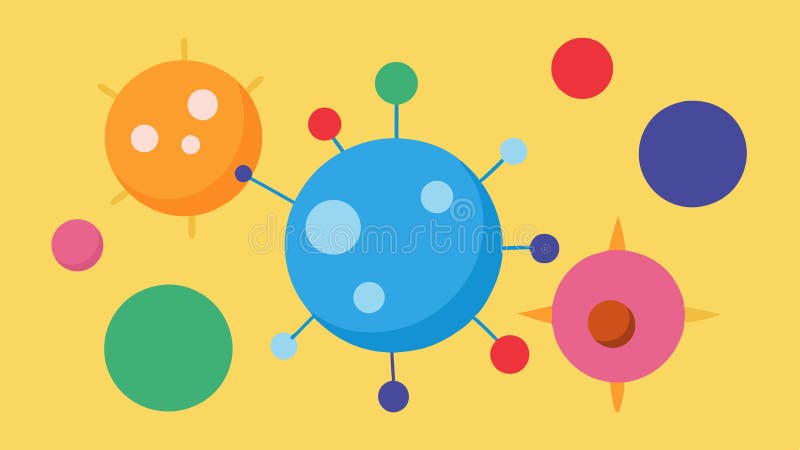 Nanoparticle Structure a Scientific Representation of Nanoparticles in ...