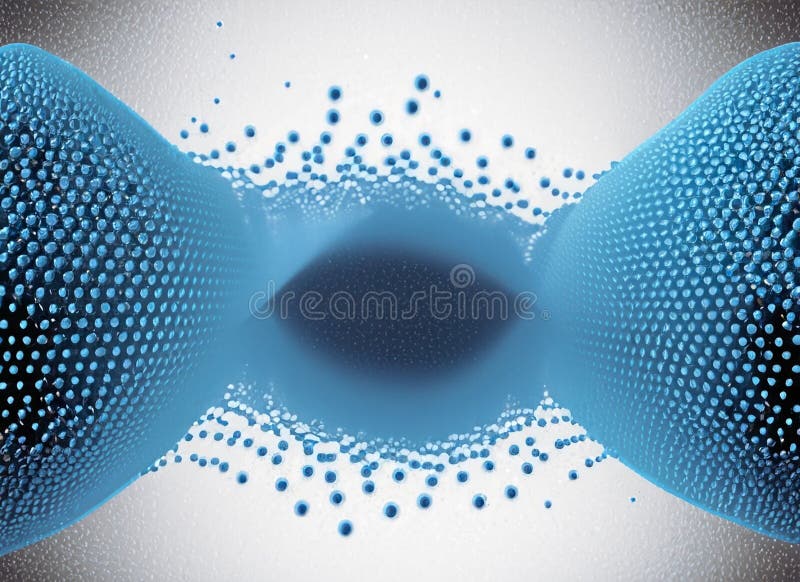 Nanoparticles Abstract Background Stock Illustration - Illustration of ...
