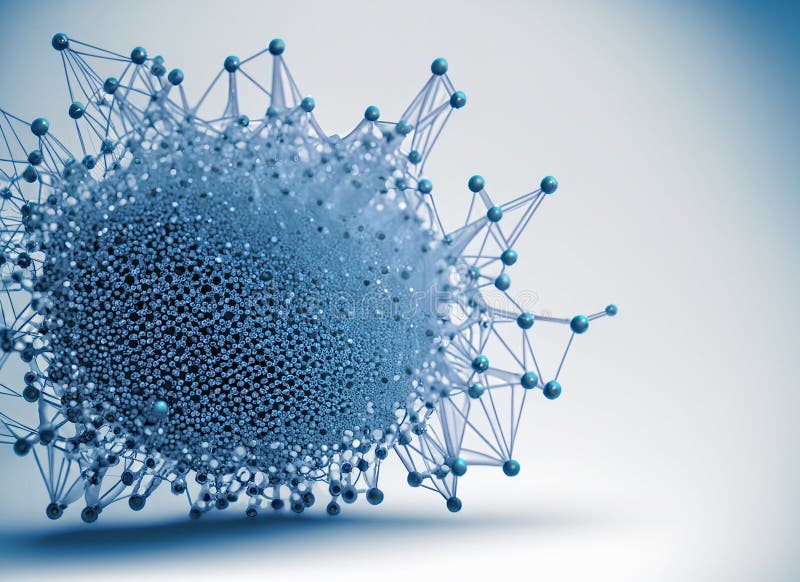 Nanoparticles Abstract Background Stock Illustration - Illustration of ...