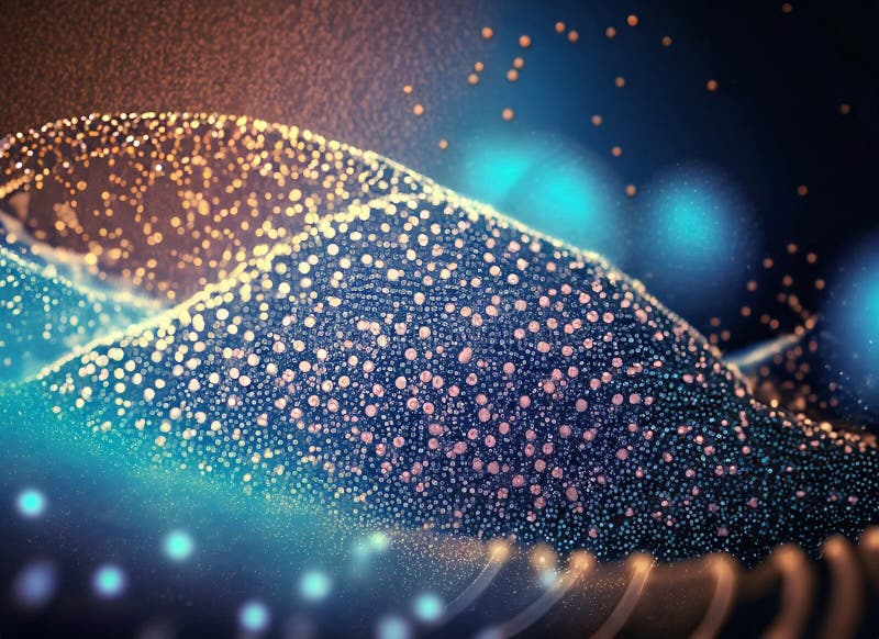 Nanoparticles Abstract Background Stock Illustration - Illustration of ...