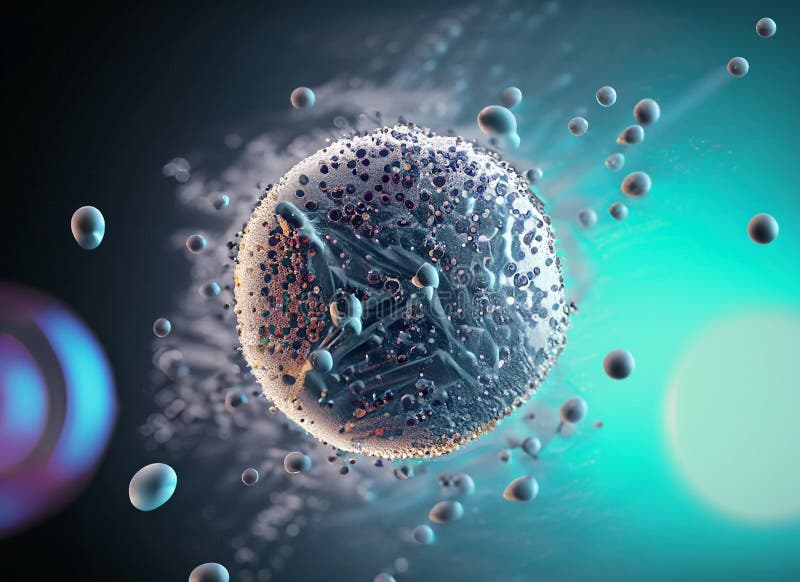 Nanoparticles Abstract Background Stock Illustration - Illustration of ...