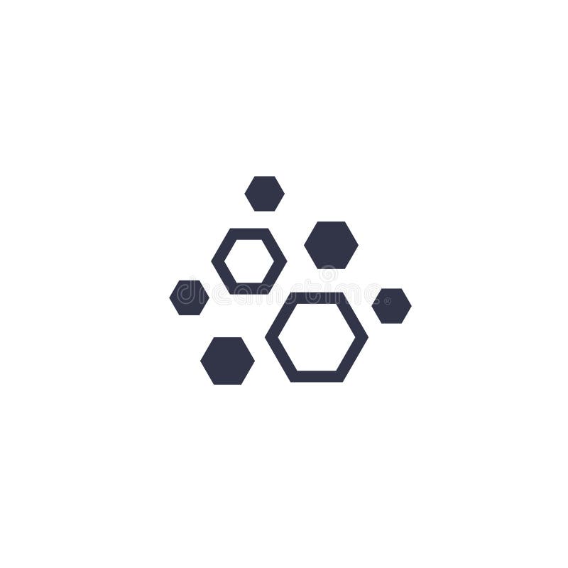 Nanoparticles vector icon stock vector. Illustration of physics - 160234752