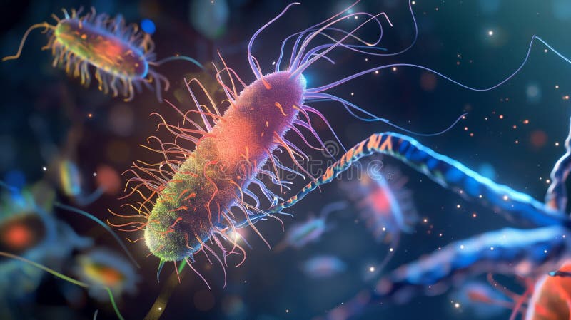 Nanorobots Attack Bacteria in Cells. Biological Robots are Introduced ...