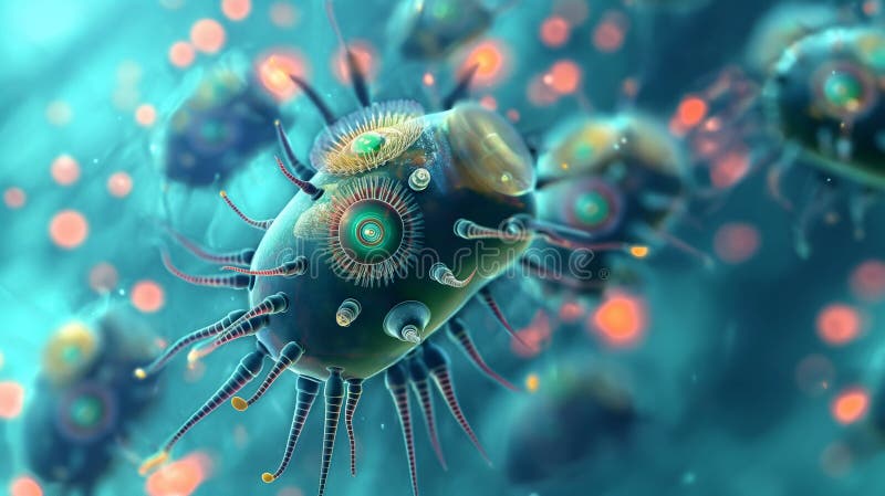 Nanorobots Attack Bacteria in Cells. Biological Robots are Introduced ...