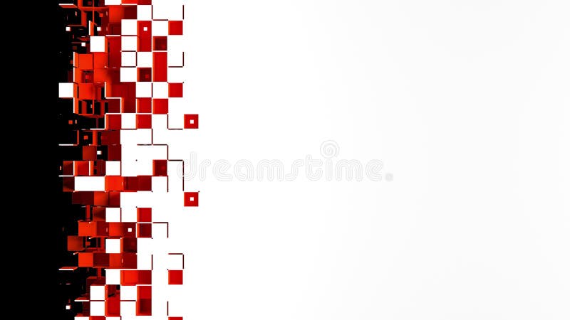 Nanotech Abstract Horizontal Transition Stock Footage - Video of brick ...