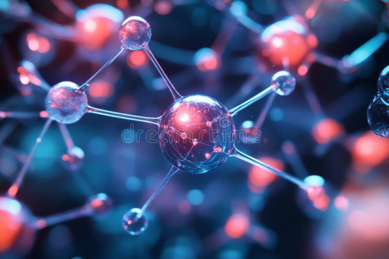 Nanotech Mixed Media Artwork Stock Illustration - Illustration of ...