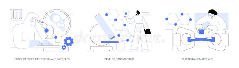 Nanotechnology Abstract Concept Vector Illustrations. Stock Vector ...
