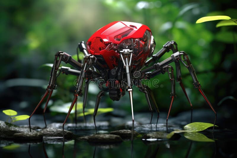 Nanotechnology in Biohybrid Robot Development Concept Stock ...