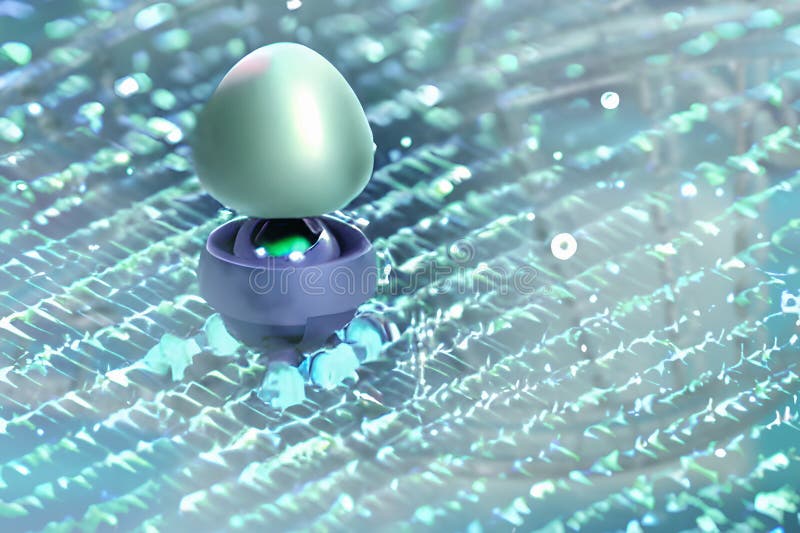 The Nanotechnology for Technology Concept, Ai Generative Image Stock ...