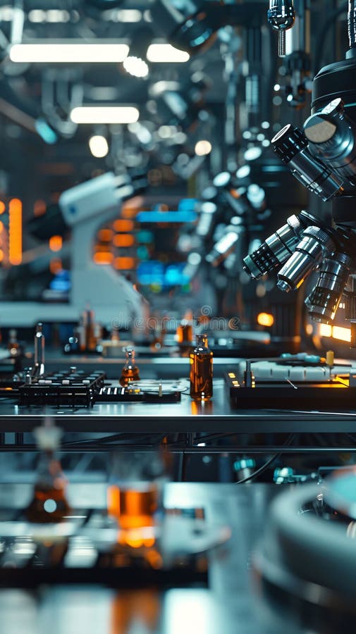 Nanotechnology Lab with Advanced Equipment Stock Photo - Image of ...