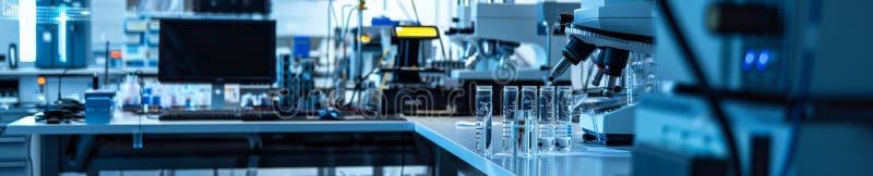 A Nanotechnology Research Lab Filled with Advanced Equipment for ...