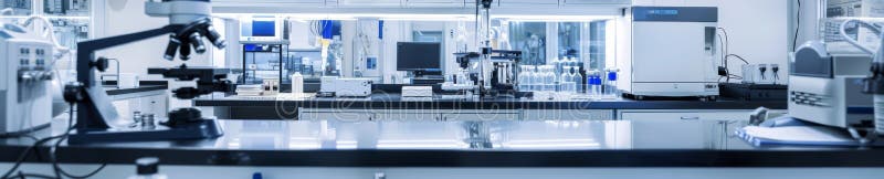 A Nanotechnology Research Lab Filled with Advanced Equipment for ...