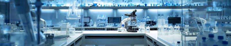 A Nanotechnology Research Lab Filled with Advanced Equipment for ...