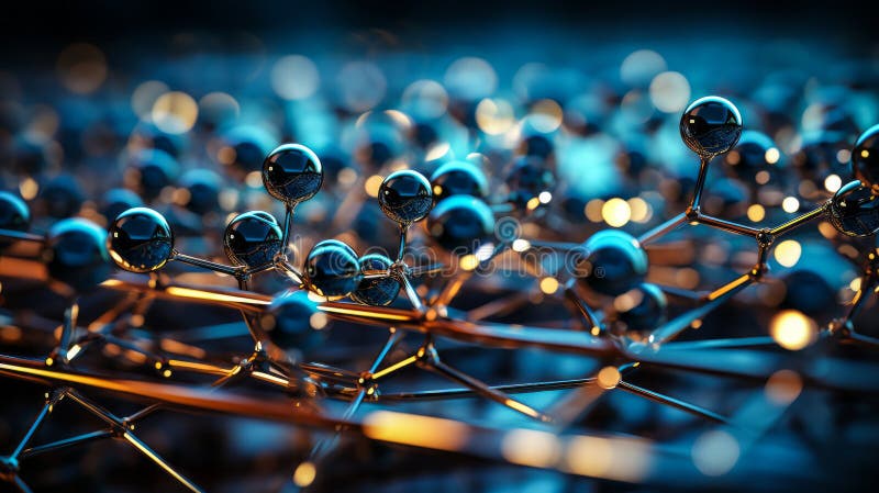 Nanotechnology Structure with Spherical Molecules on a Hexagonal Grid ...