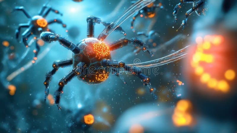 Nanotechnology Visualized As Tiny Robots Working Inside the Human Body ...