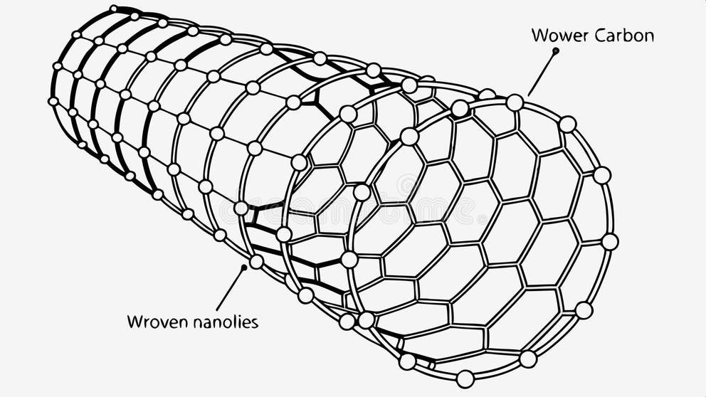 Nanotube Structure Illustration, Science Technology and Material ...