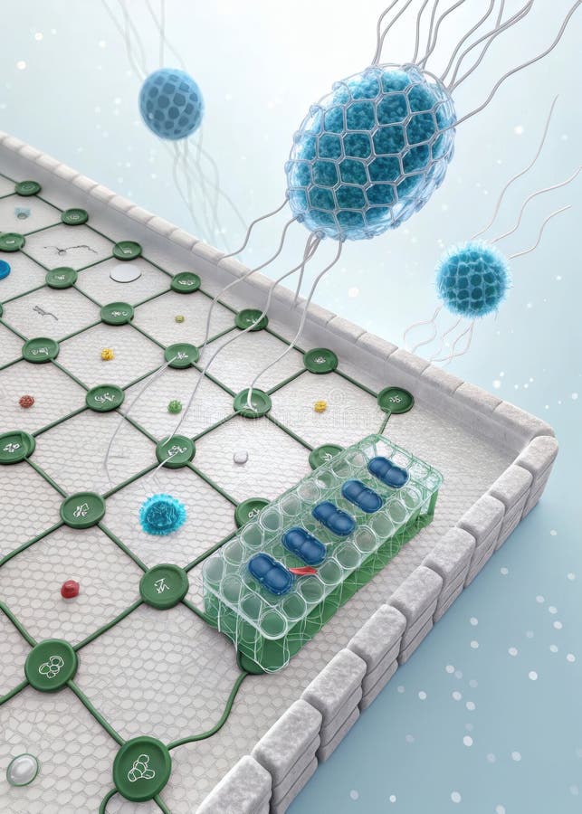 Biosensor Mesh Stock Illustrations – 6 Biosensor Mesh Stock ...