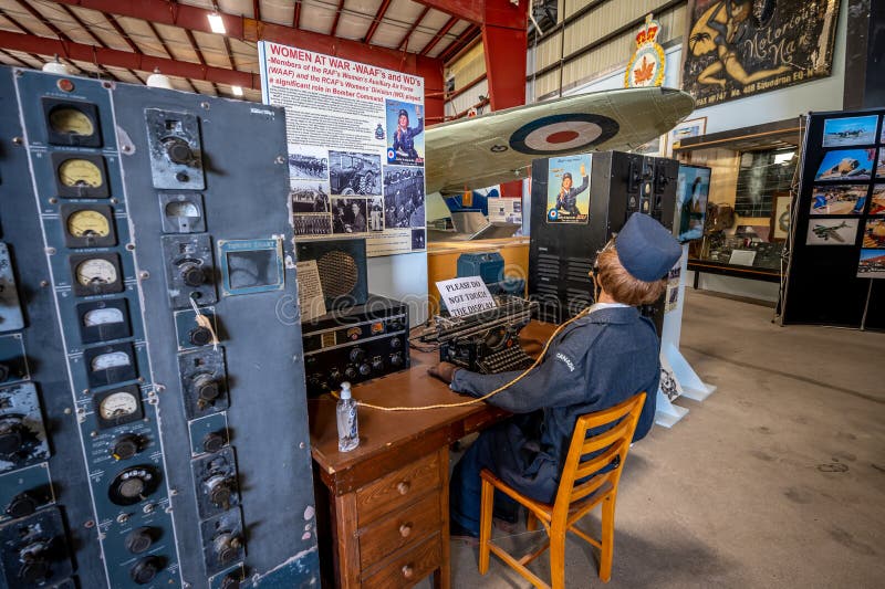 RCAF Exhibits at the Bomber Command Museum Editorial Photography ...