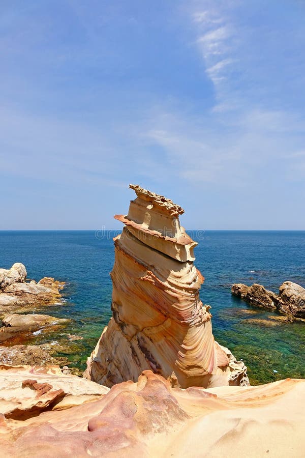 Nanya peculiar stone stock photo. Image of geology, landscape - 102884196