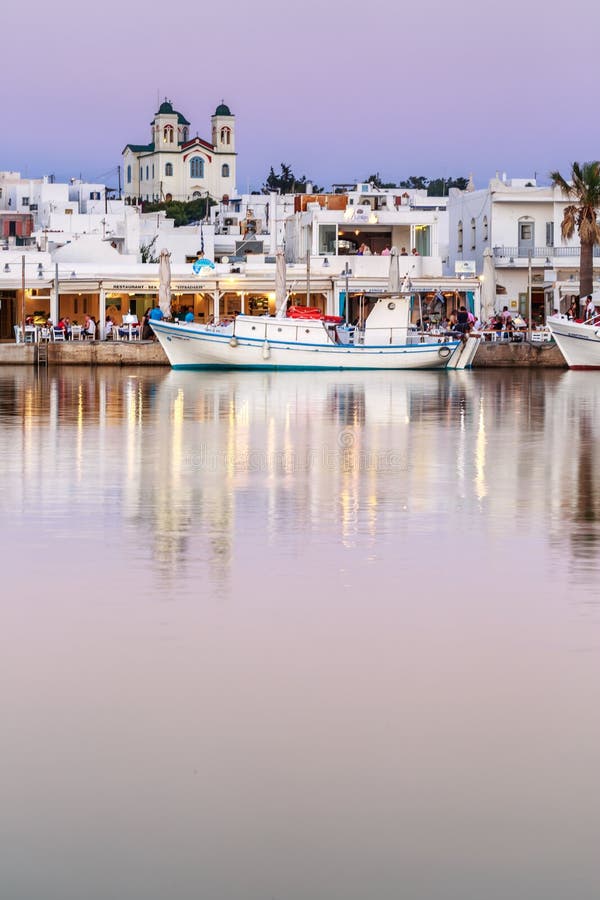 Naoussa, Paros editorial photography. Image of summer - 55884602