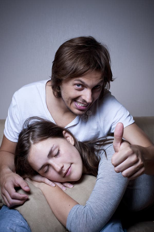 Nap time stock image. Image of adults, sleep, cute, girlfriend - 13016055
